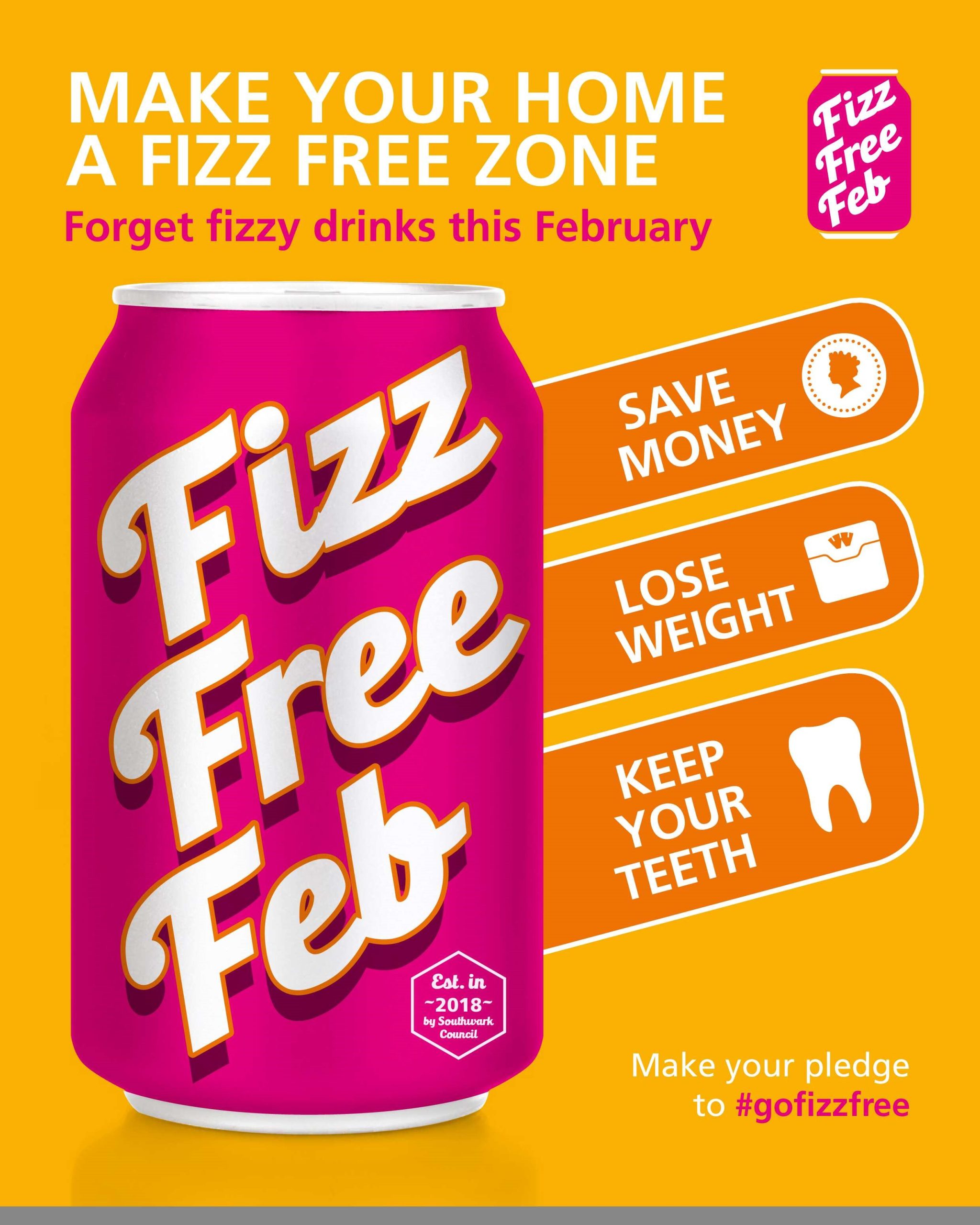 Fizz Free February returns in 2024 - Everyone Health Southwark